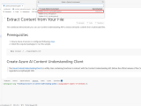 Github Azure Samples Azure Ai Content Understanding Python Github